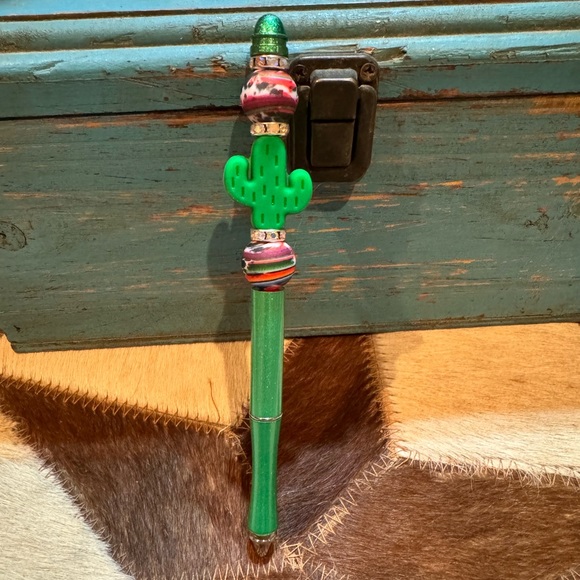 Office | Cactus And Serape Bling Pen | Poshmark